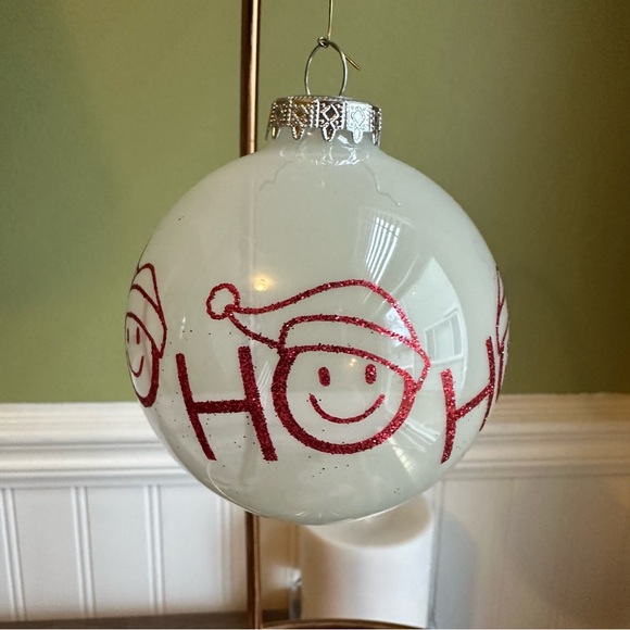 Bronner’s | Holiday | Bronners Ho Ho Santa Hat Smiley Face Red Glitter ...